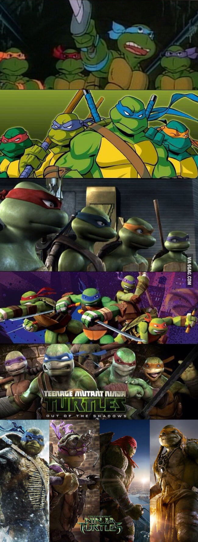 TMNT Evolution - 9GAG