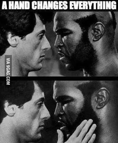Hand changes everything - 9GAG