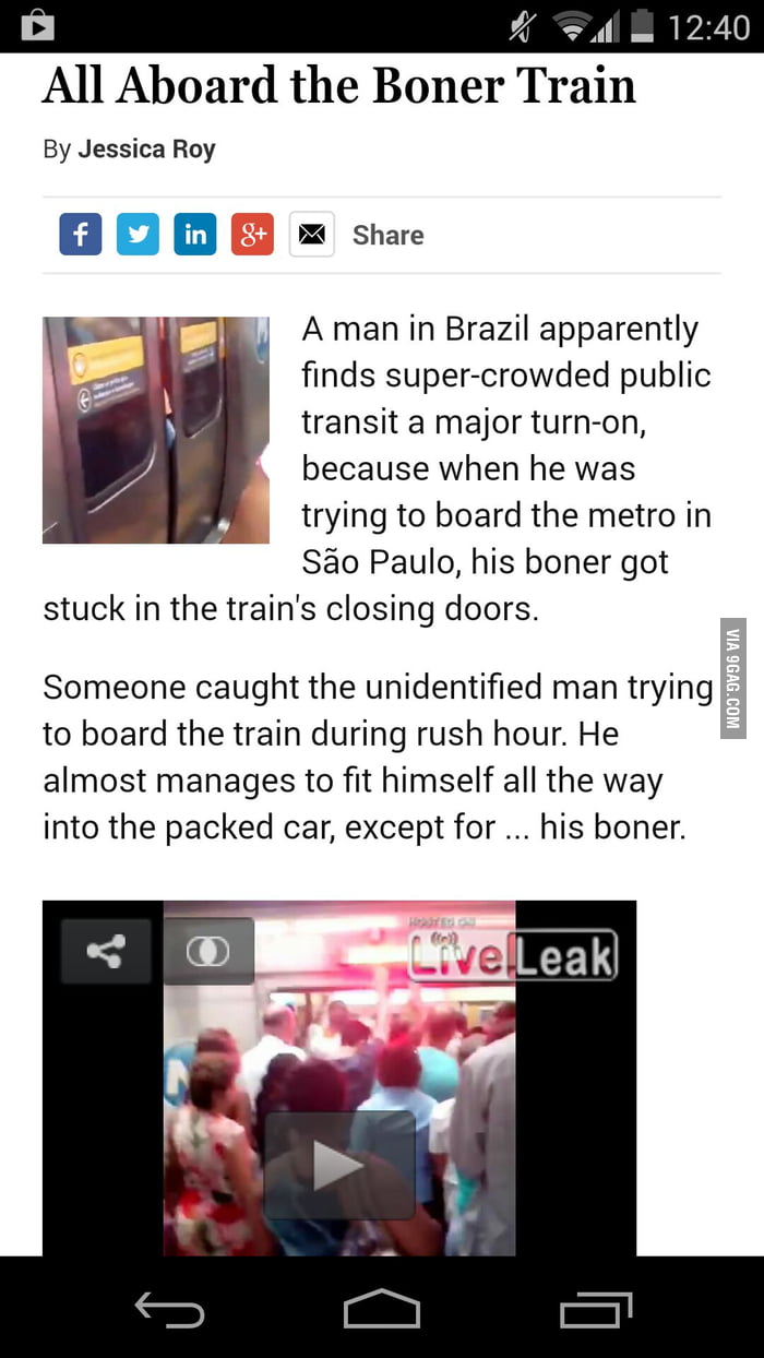 Gotta hate those random boners - 9GAG