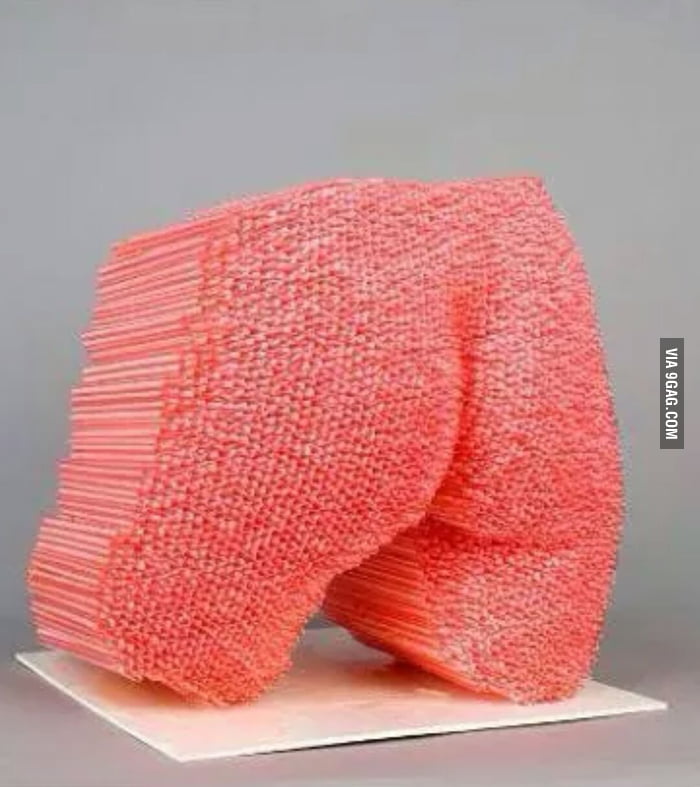 Booty made out of straws so you can suck my ass! - 9GAG