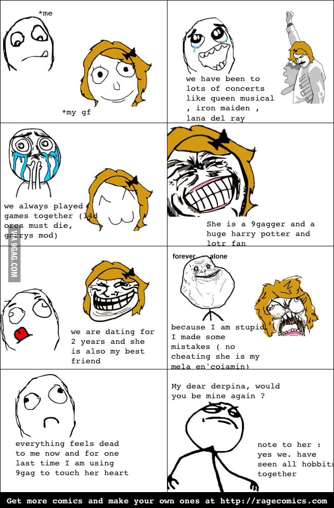 Fellas,help me.She is always on trending page.Hope you seeit - 9GAG