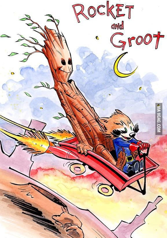 As a Rocket&Calvin fan, I see a masterpiece here. - 9GAG