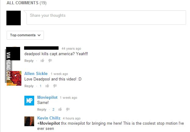 Oldest youtube comment? - 9GAG