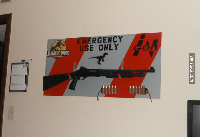 So I decided to make a gun rack - 9GAG