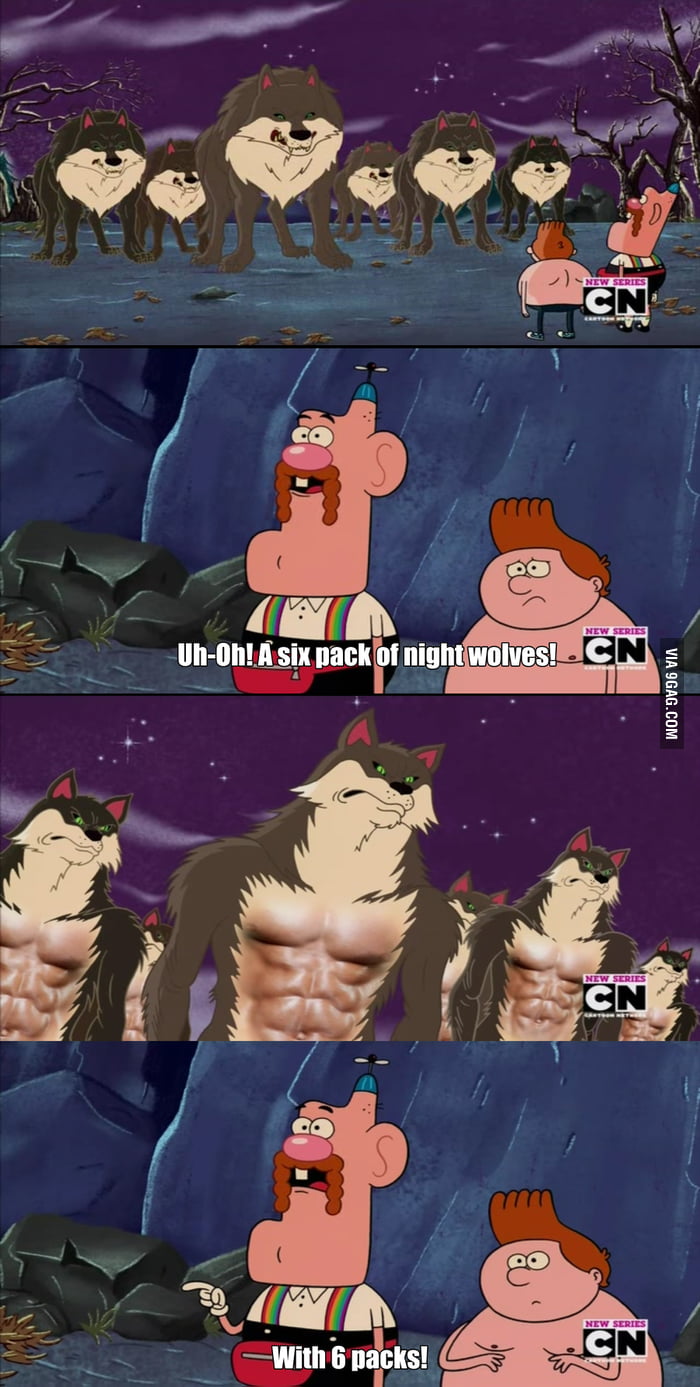 Uncle Grandpas Night Wolves 9gag