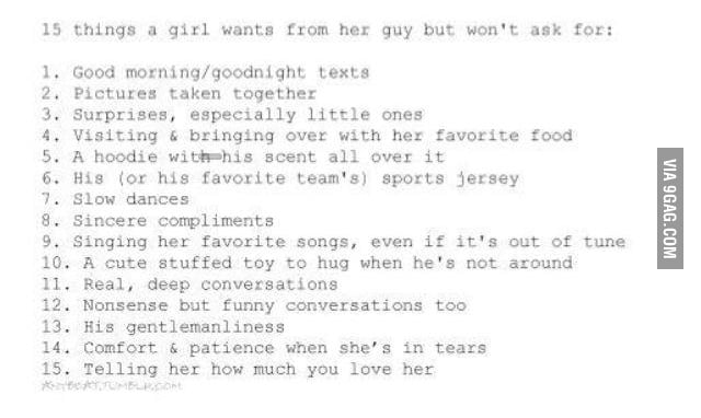 Guys... Take note! - 9GAG