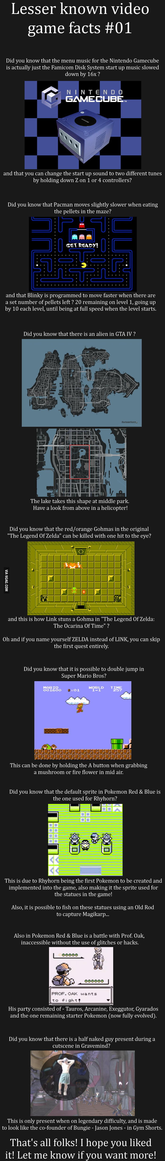 Lesser known video game facts. - 9GAG