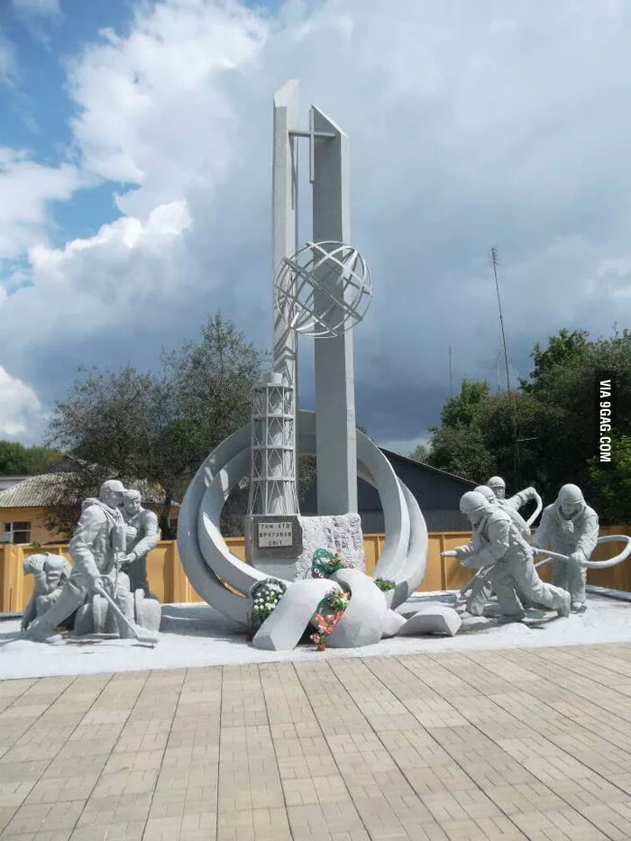 This is a memorial to the first responders who died horribly to save ...
