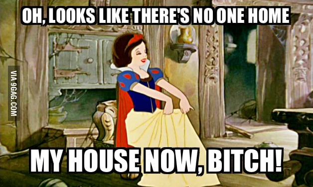 Snow white logic - 9GAG