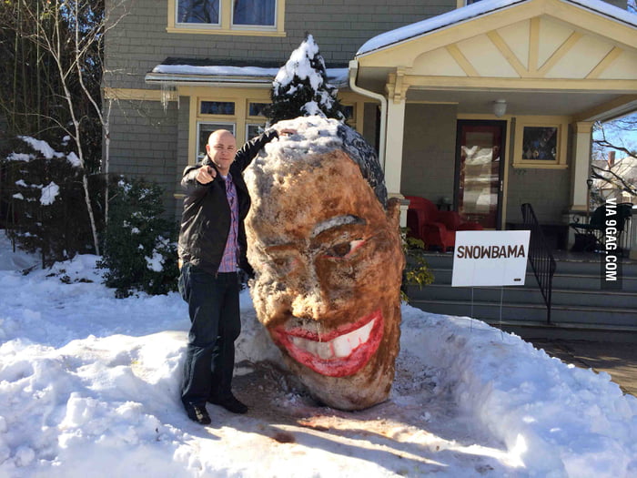 Just chillin' with Snowbama - 9GAG