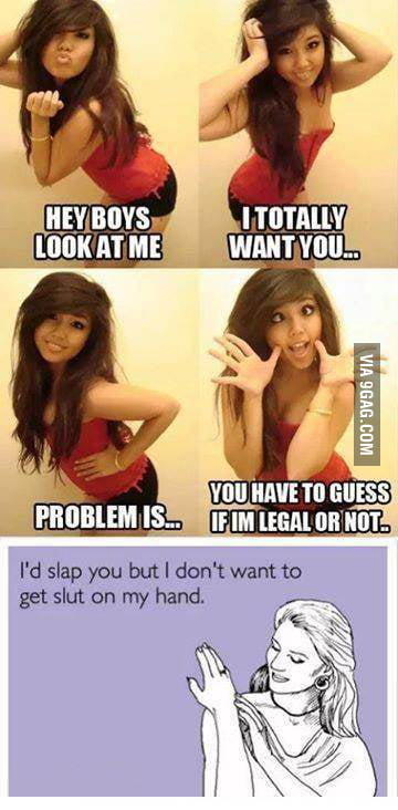 Slut on my hand. - 9GAG