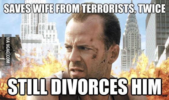 Bad luck John McClane - 9GAG