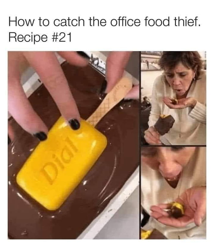How to stop a food thief - 9GAG