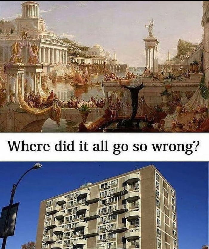 It's evolving. Just backwards - 9GAG