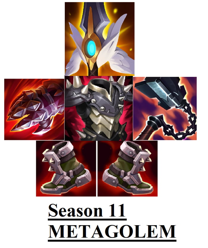 Who needs full tank items when you have METAGOLEM ? - 9GAG