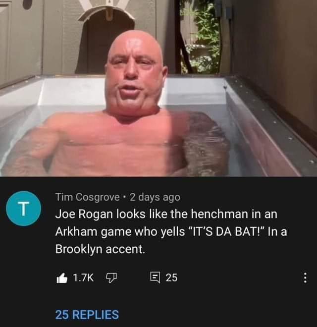 Joe Rogen is a generic bad guy from Batman - 9GAG
