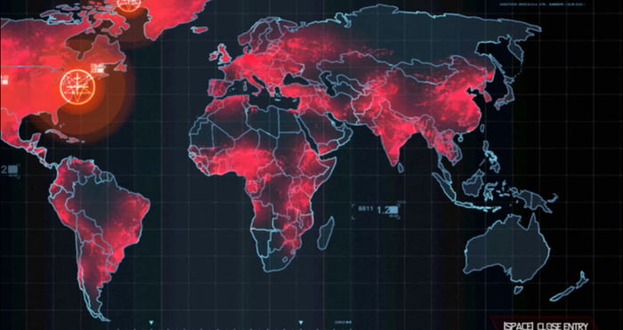 A map of the demon invasion from doom eternal - 9GAG