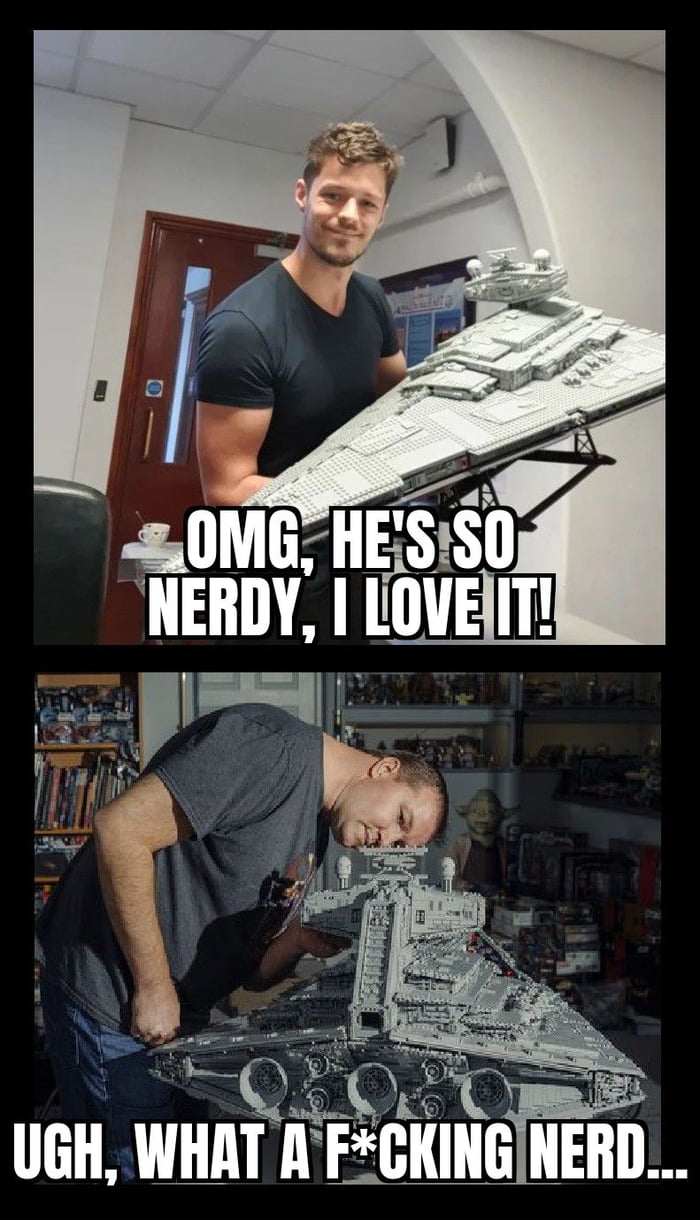 The nerd girls love. The nerd girls hate... - 9GAG