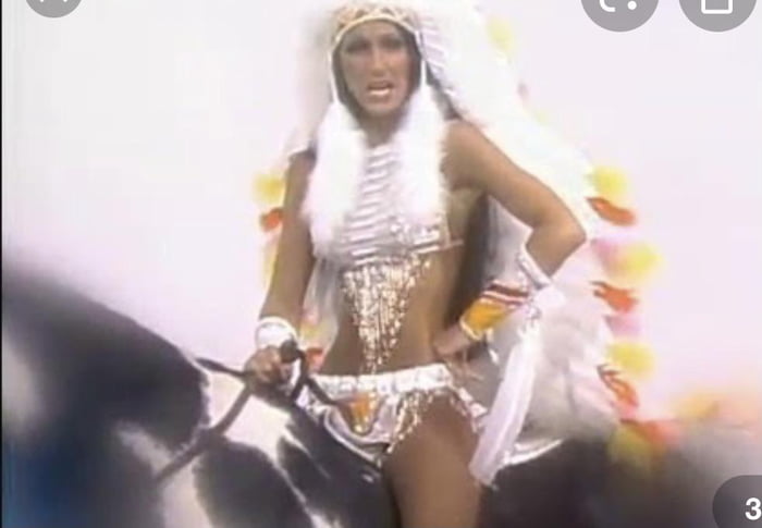Cher live on The Sonny and Cher Show singing Half-Breed, 1973. - 9GAG