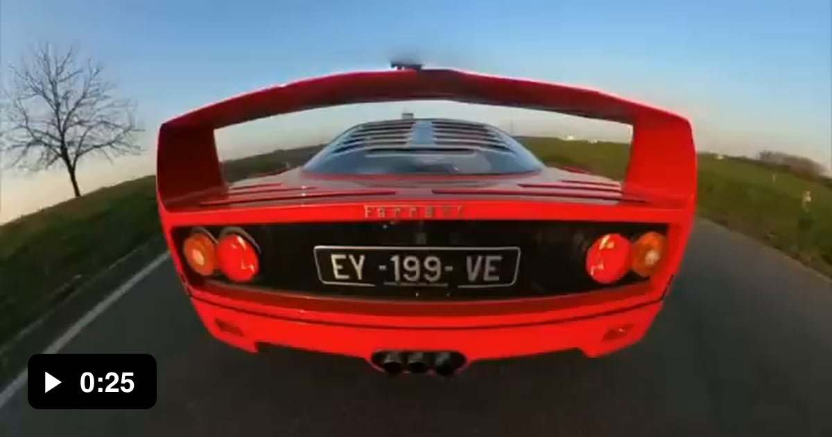 Sideways F40 - 9GAG