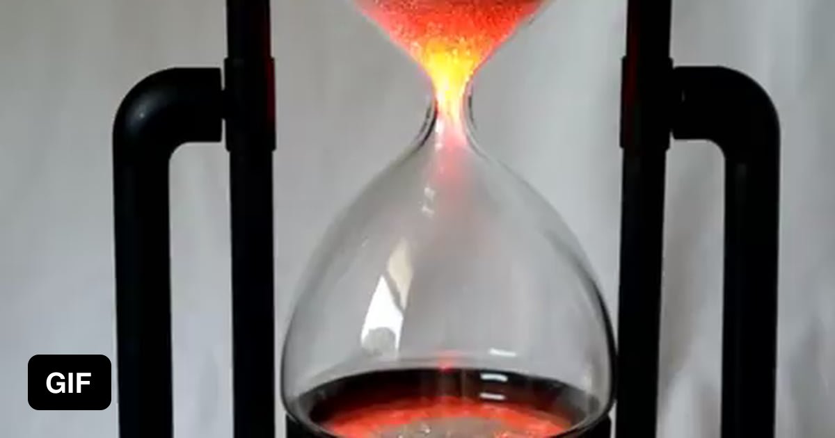 Plasma Hourglass. There are no LEDs; the beads are phosphor-coated and electrified by the plasma ...