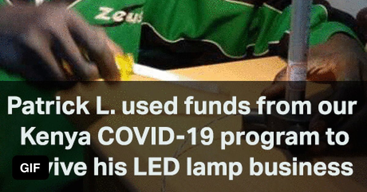 Patrick, from Nairobi, Kenya, used his ~$120 COVID-19 relief to reopen ...