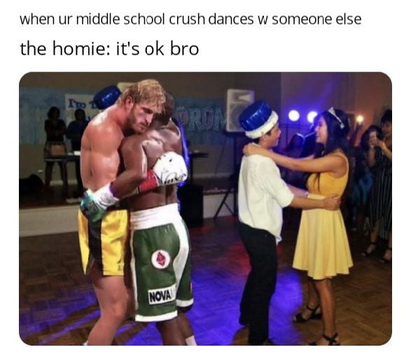 Today youtuber and boxing legend hug it out to show the world their ...