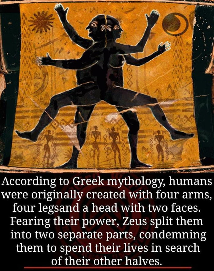 According to ancient Greek mythology, humans have originally created ...