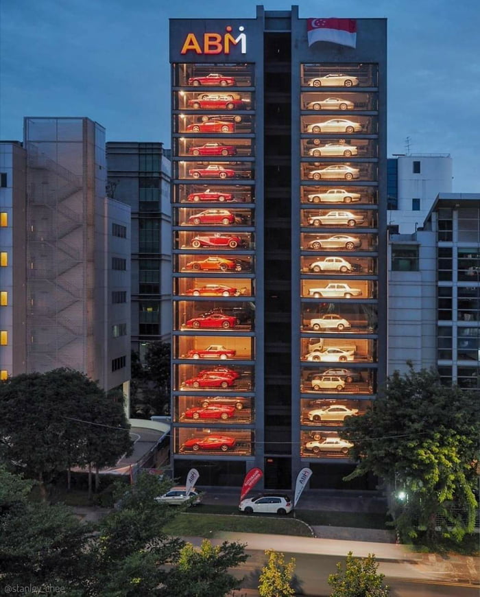 Autobahn Motors. World's largest Luxury Car Vending Machine - 9GAG