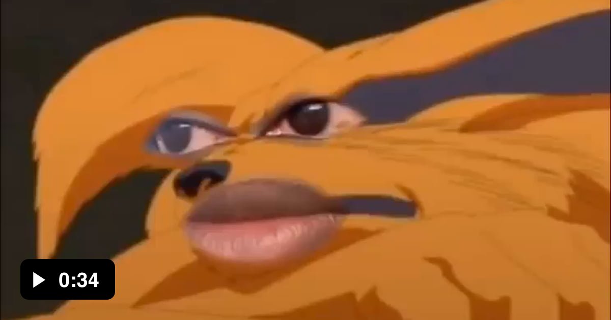 Kurama watches as Naruto claps Hinata's cheeks - 9GAG