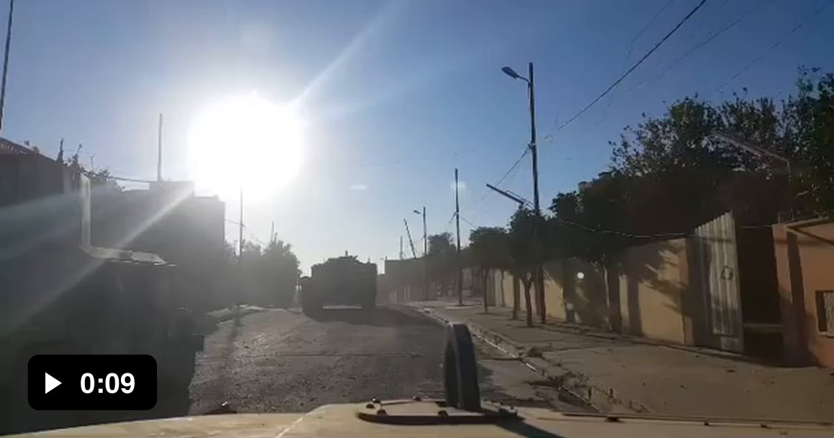 VBIED detonated on ISOF Abrahams in Mosul liberation from ISIS 2017 ...