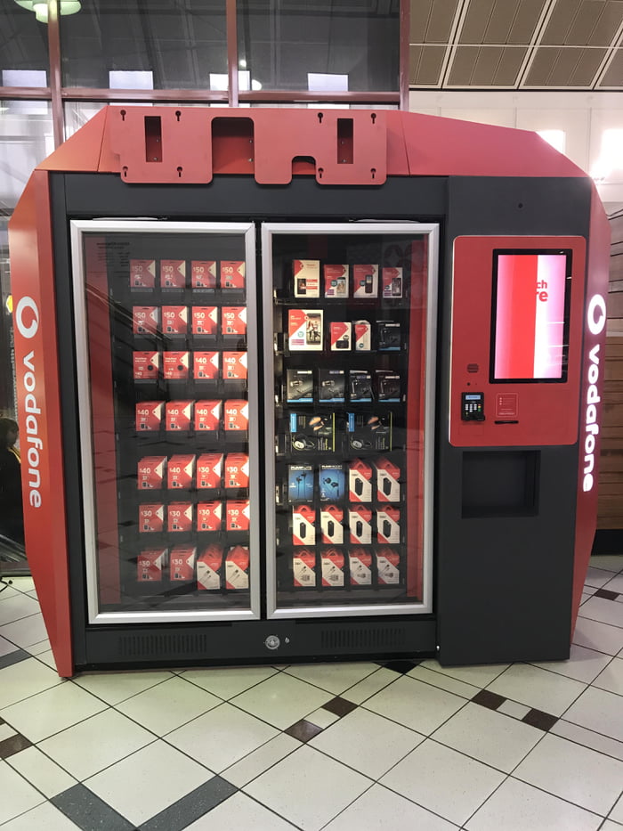 I see your intel vending machine, and in response I present the Vodafone vending machine - 9GAG
