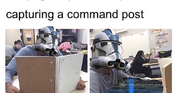 When the teacher thinks you are studying, but you're actually capturing ...