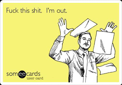 So I resigned from my office and I am serving the notice period ...