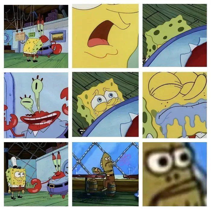 Dark side of spongebob - 9GAG