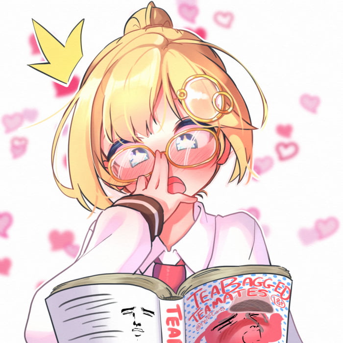 Amelia Watson embarrassed - 9GAG