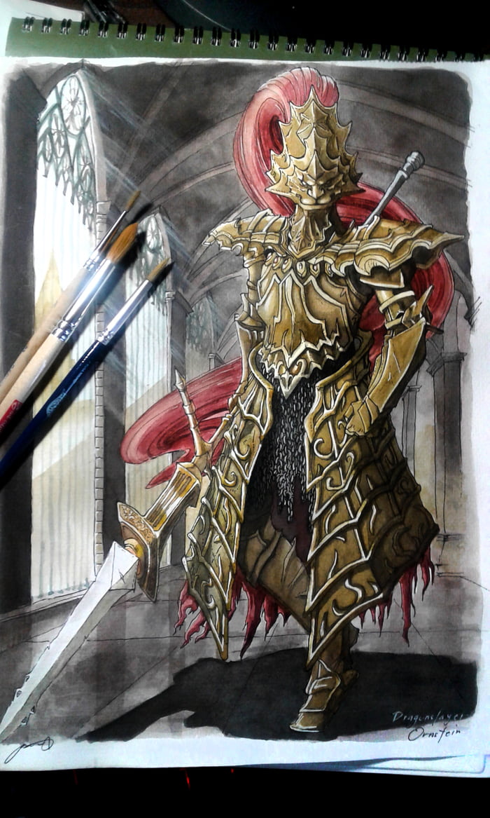 Draw this 2 years ago. Ornstein - 9GAG