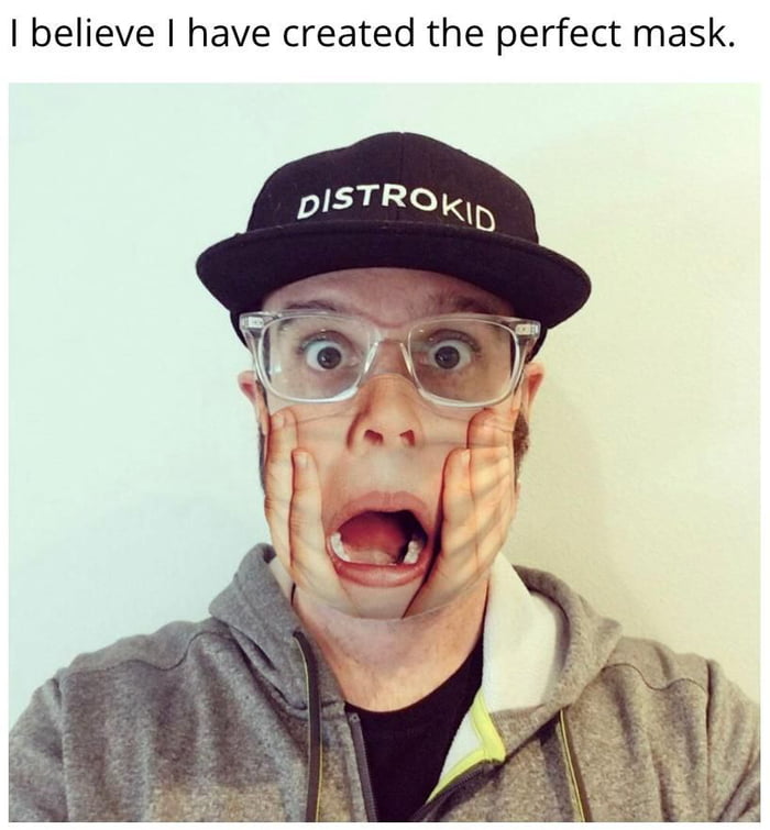 The perfect mask - 9GAG