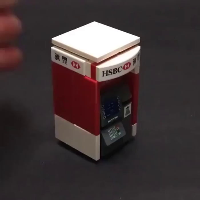 This working Lego ATM - 9GAG