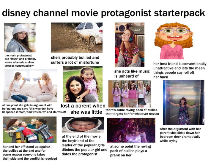 The disney channel movie protagonist starter pack - 9GAG