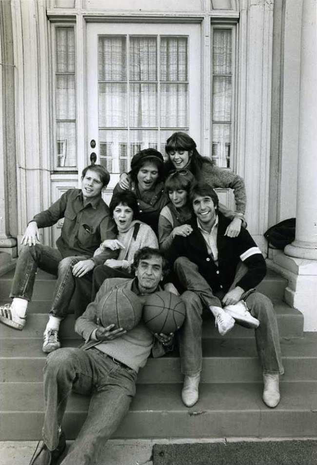 Ron Howard, Cindy Williams, Garry Marshall, Robin Williams, Penny ...