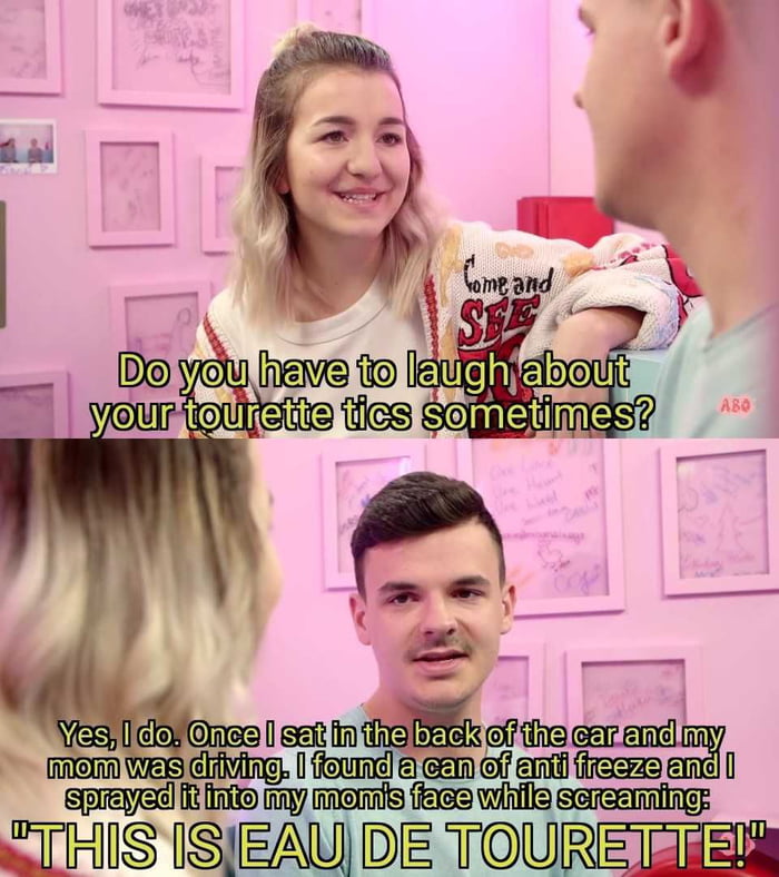 Funny tourette tic - 9GAG