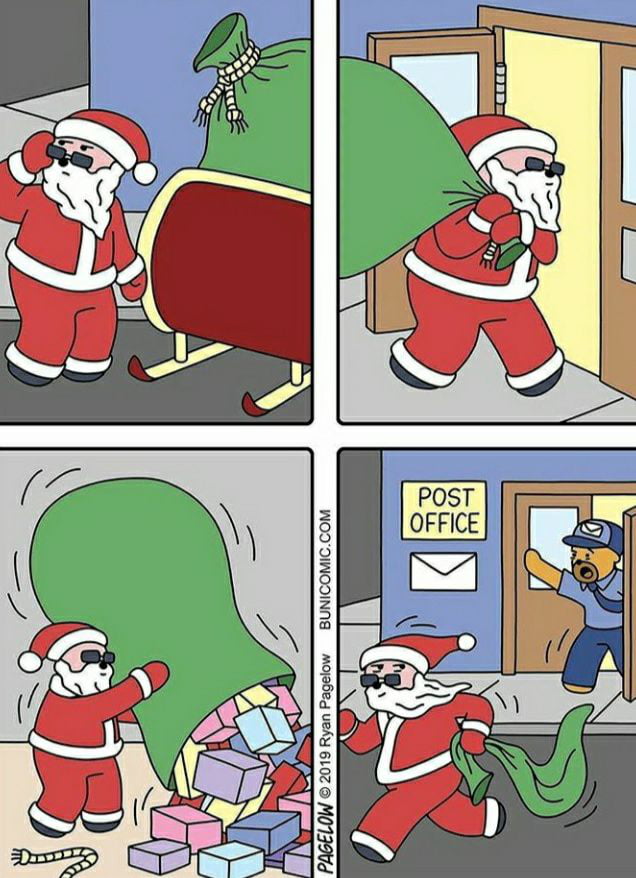 Santa is the master of delegation - 9GAG