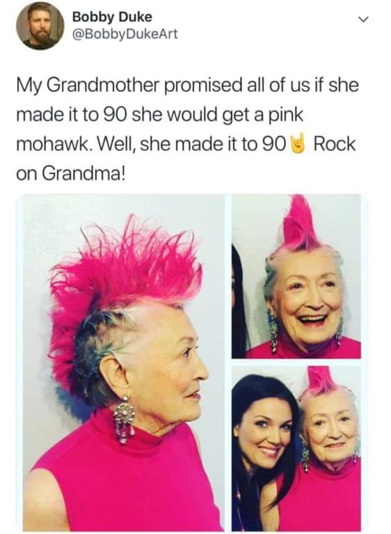 Rock star Granny - 9GAG