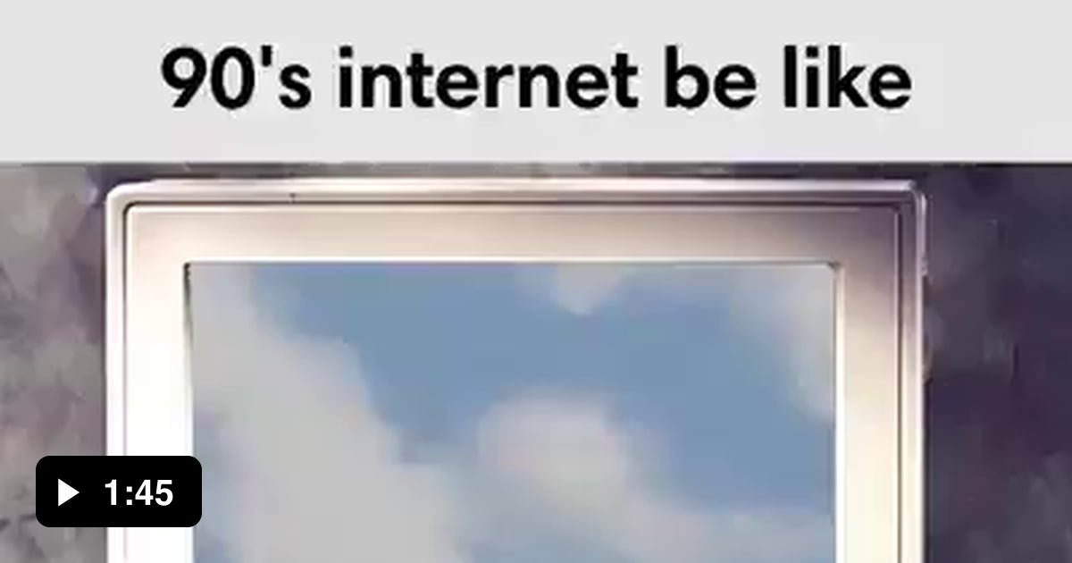 Remember how it was like to connect and download from the internet back ...
