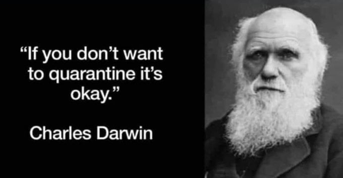 Darwin Approved Quarantine Advice - 9GAG