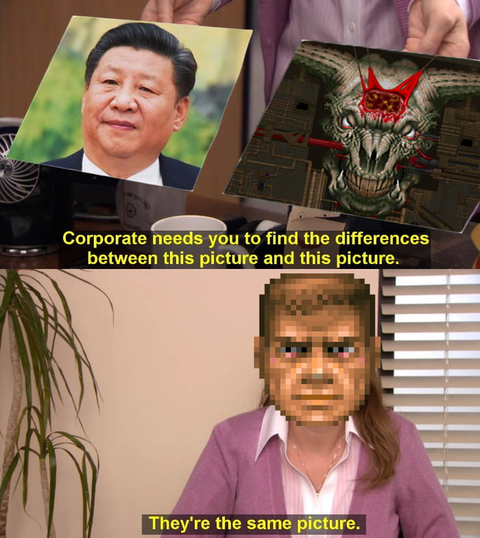 Doomguy sees no difference - 9GAG