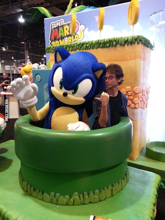 Wrong game Sonic! - 9GAG