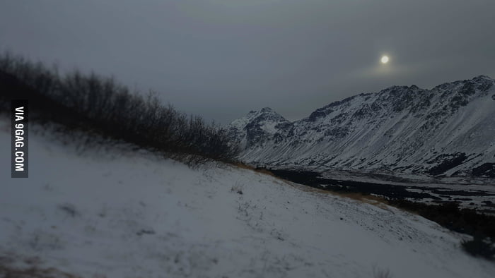 We're losing sunlight each day, and the sun won't fully rise for months ...