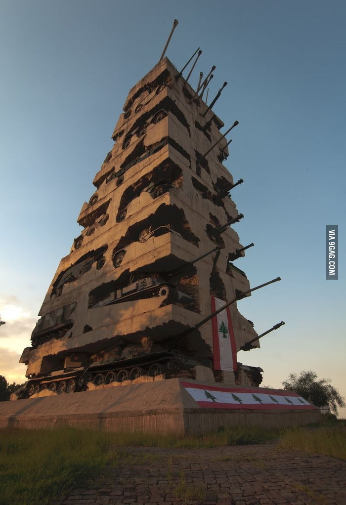 ‘Hope for Peace’ Monument in Yarze, Lebanon - 9GAG